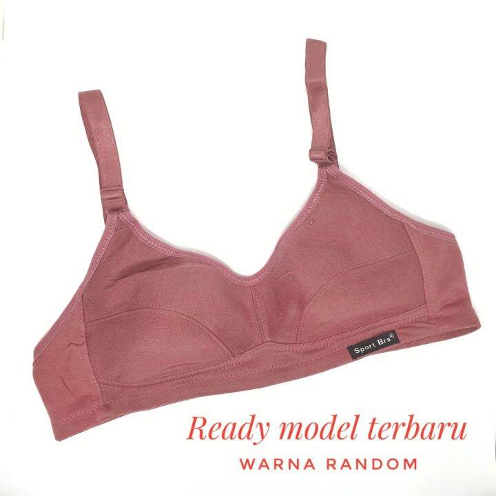 Bh Sport Bra Cewek Termurah Kait 2 Size 34 Hanna Polos Tanpa Kawat Busa ...