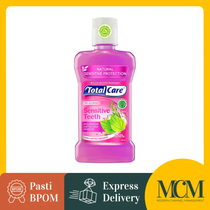 Mouthwash Total Care Anti Bacterial Sensitive Teeth - 250 mL | Lazada ...