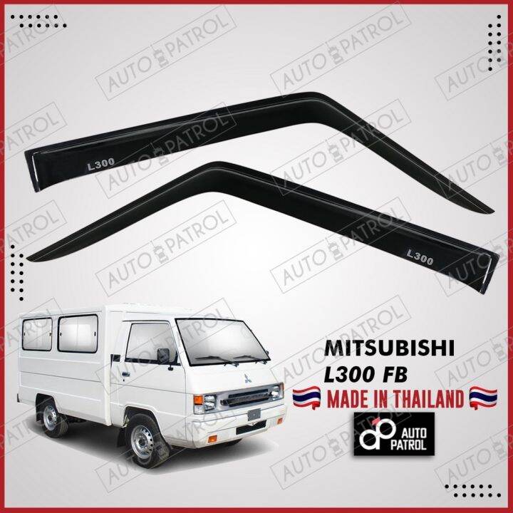 Mitsubishi L300 FB INJECTION Window Door Visor Black / Rain Sun ...