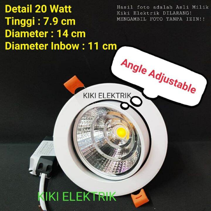 Lampu Downlight LED 20 watt Inbow / Lampu Sorot LED / Lampu Spot Light ...