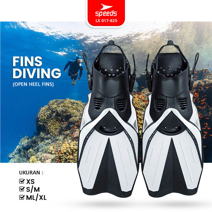 SPEEDS Kaki Katak Kaki Selam Diving Fin Alat Snorkling Fins Renang ...