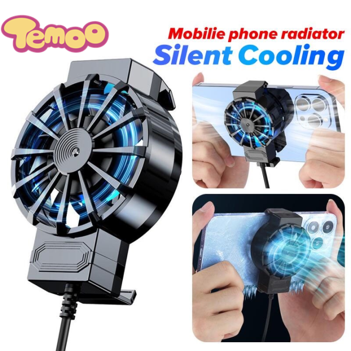 Temoo หม้อน้ำโทรศัพท์มือถือ X16เกมเอาชีวิตรอดโทรศัพท์มือถือคิง,พัดลมระบายความร้อนระบายความร้อน ...