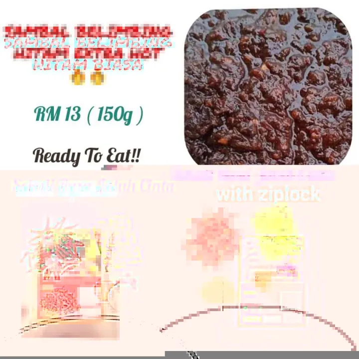 Sambal hitam produk homemade | Lazada