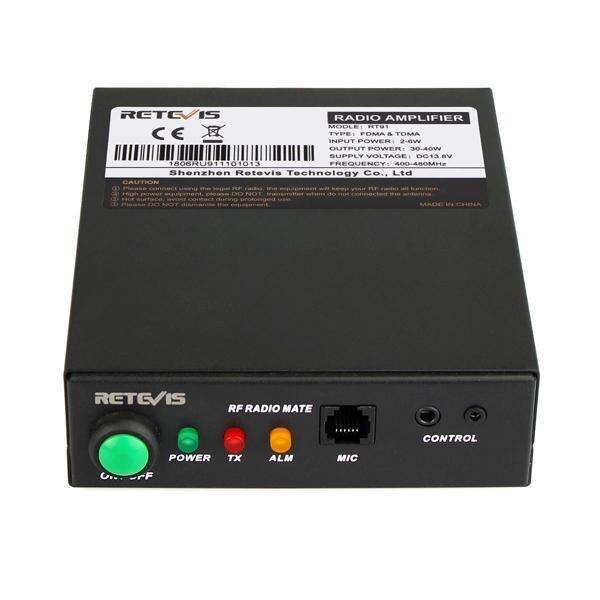 Retevis RT91 2 WAY เครื่องขยายพลังเสียงวิทยุวิทยุสื่อสารดิจิตอล/Analog HAM เครื่องขยายสัญญาณ ...