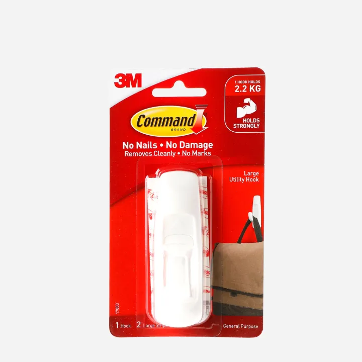 3M Command Large Utility Hook – White | Lazada PH