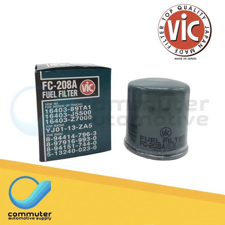 [FC-208A] VIC Fuel Filter Isuzu Crosswind FC208A | Lazada PH