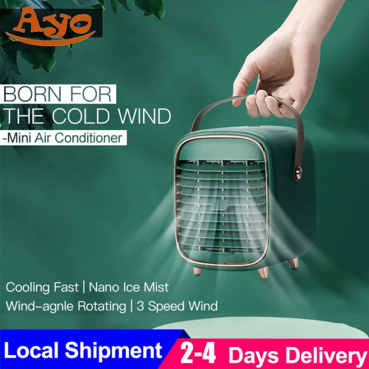 AYO Standing Table Fan Air Cooler Water Fan Portable Aircon Air ...
