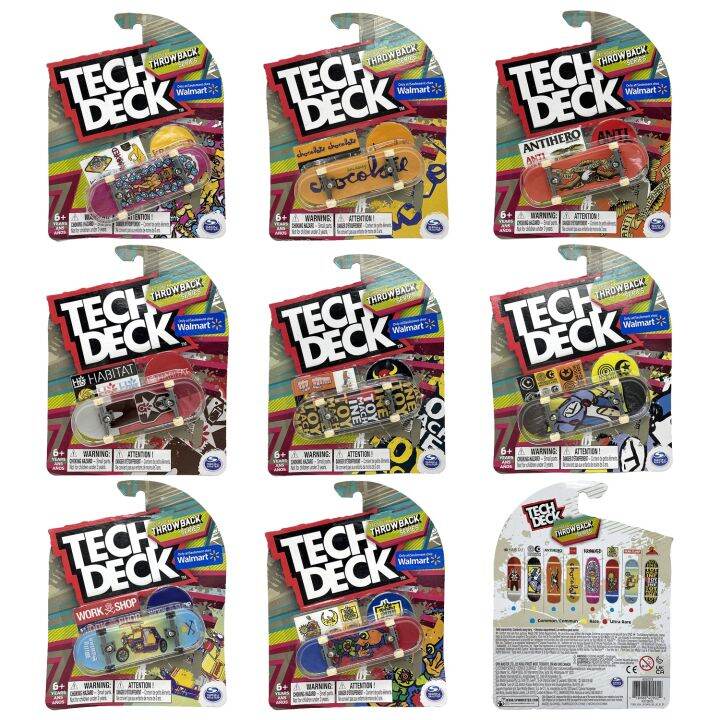 Original American Tech Deck Throwback Series Retro Rare Pattern ...