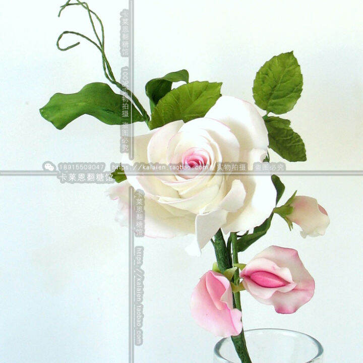 Inverted rose leaf silicone vein die pattern universal stainless steel ...