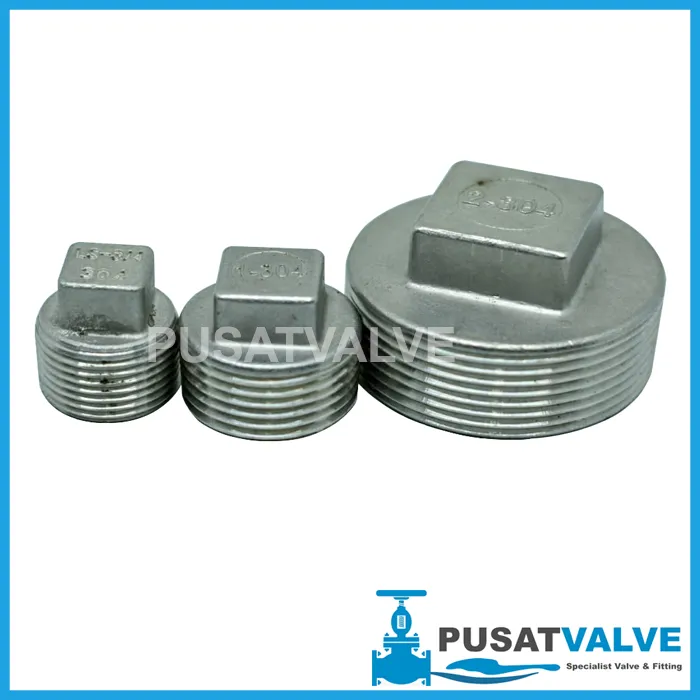 1" inch SQUARE PLUG SS304 Stainless Steel | Lazada Indonesia