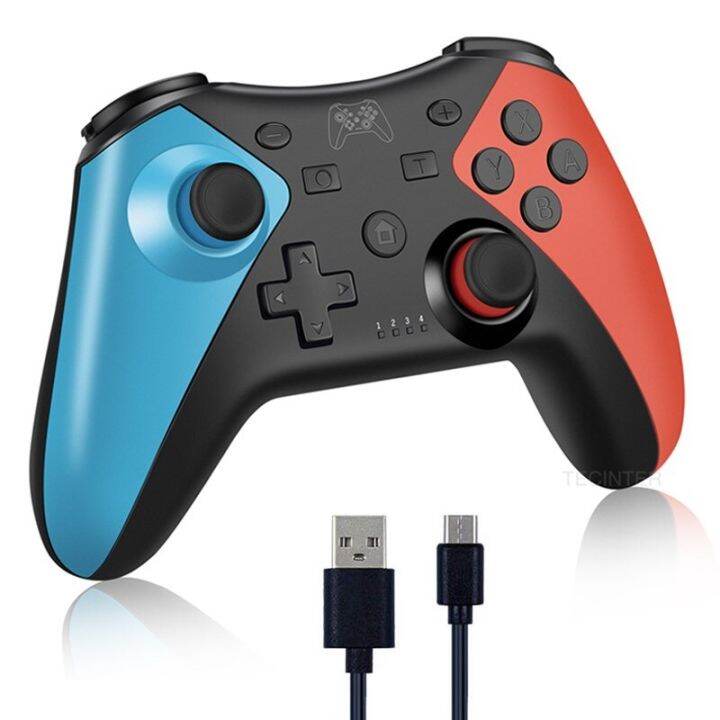 ZZOOI Wireless Controller Compatible Nintendo NS Switch Pro/Oled/Lite Console Support Bluetooth ...