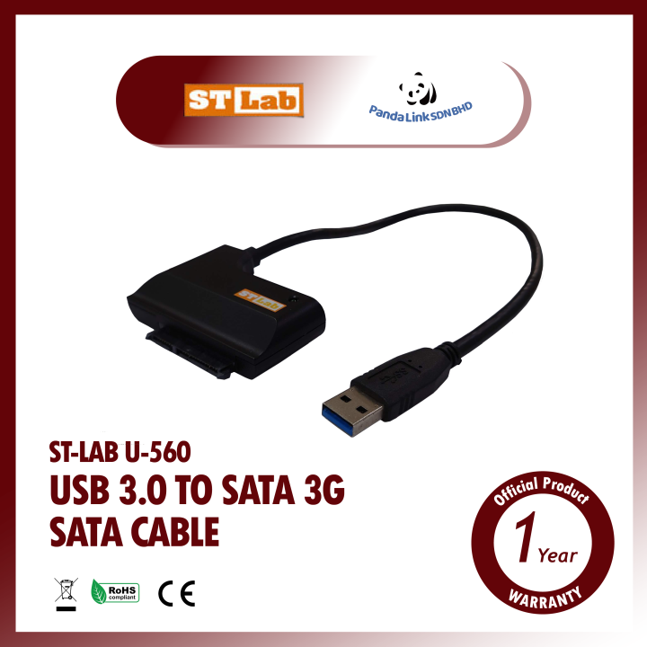 ST-LAB U-560 USB3.0 to SATA 3G SATA Cable Adapter | Lazada