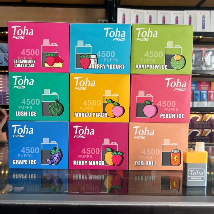 HOT SALE! Toha 4500 puffs Rechargeable Disposable CPM6 | Lazada PH