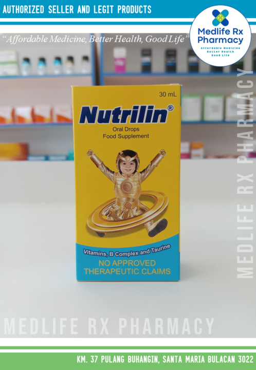 NUTRILIN - Orange Flavor 30 ml Drops | Lazada PH