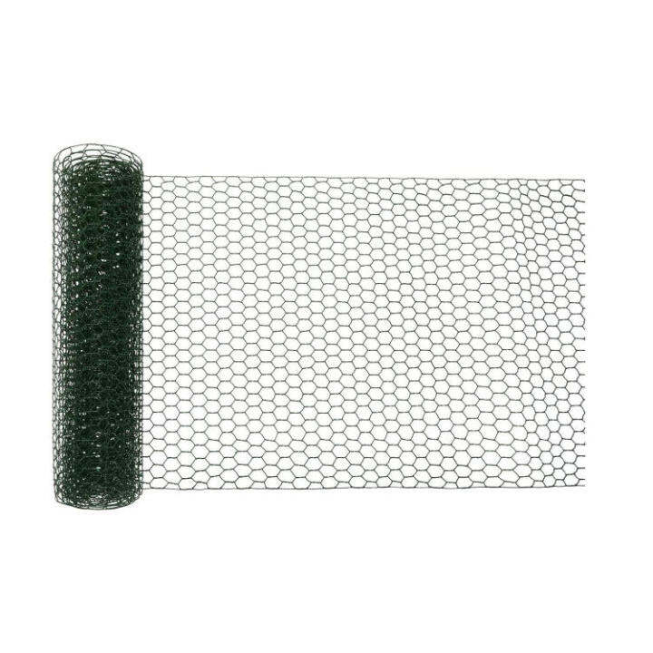 PVC Coated Wire Mesh Green PVC Coating Steel Wire Fencing Waterproof ...