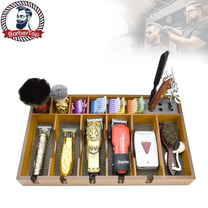 Spot Hairdressing Tool Storage Box Electric Clipper Display Stand Salon ...