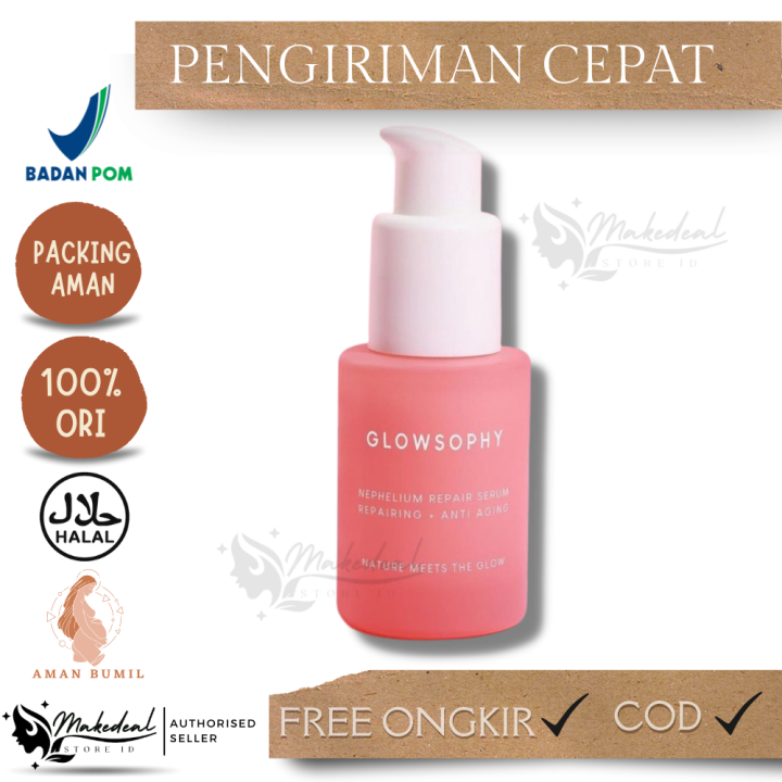 GLOWSOPHY Nephelium Repair Serum 30ml - Serum Alternatif Retinol untuk Anti Aging dan ...