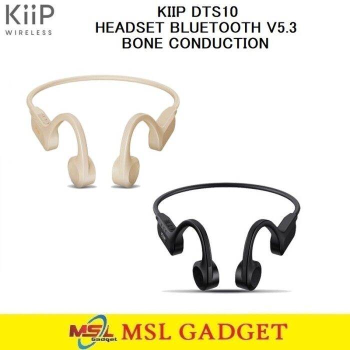 KiiP Wireless DTS10 Headset Bluetooth Sport Bone Conduction Open Ear ...