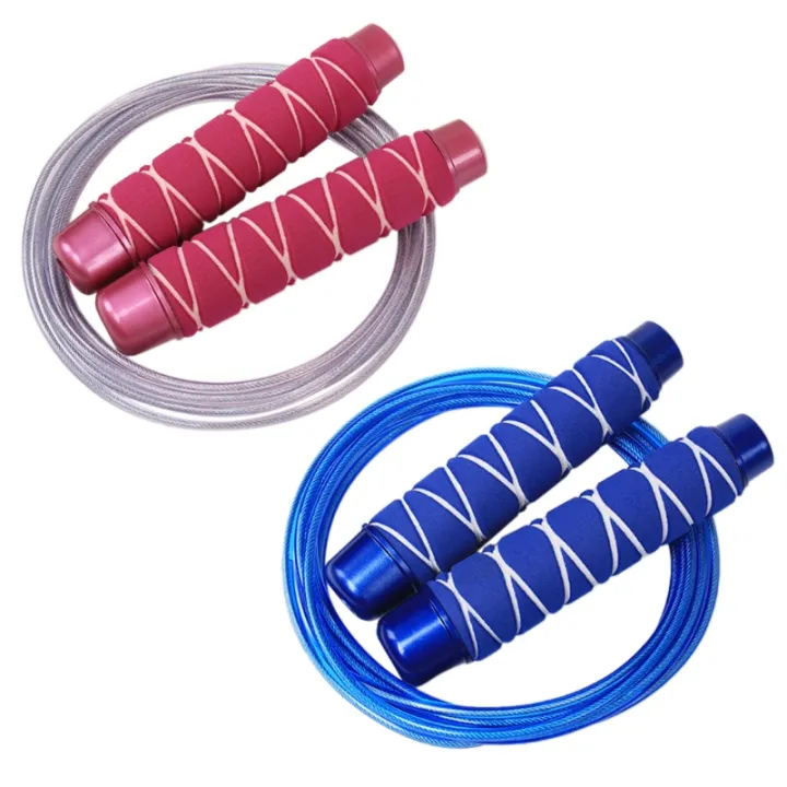 Adjustable Jump Rope Tangle-Free Rapid Speed Jumping Cable with Ball ...