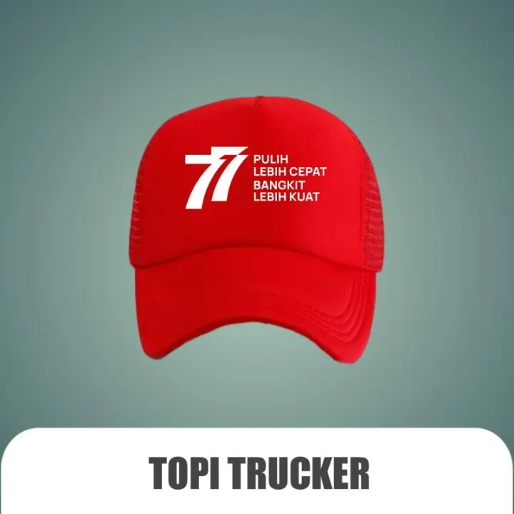TOPI HUT RI 77 THN KEMERDEKAAN INDONESIA / topi agustusan | Lazada ...