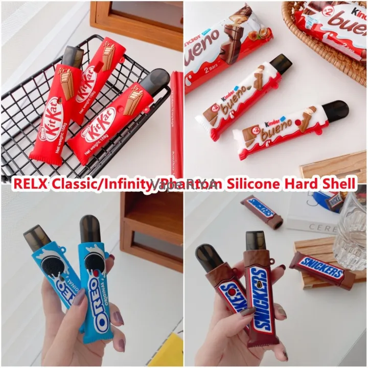 Relx Classic / Relx Infinity KitKat Snickers Oreo PC Hard Shell Case ...