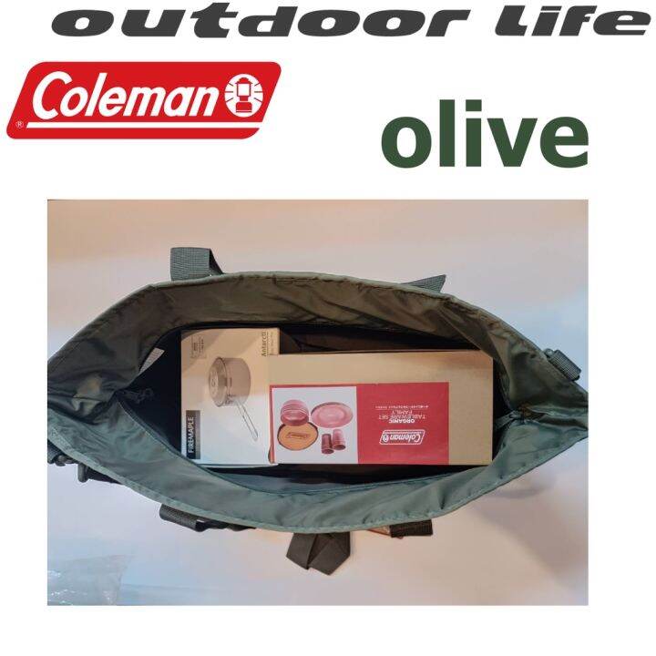 กระเป๋า coleman 2 Way cargo tote / forest green 39000/TOLC0625 | Lazada.co.th
