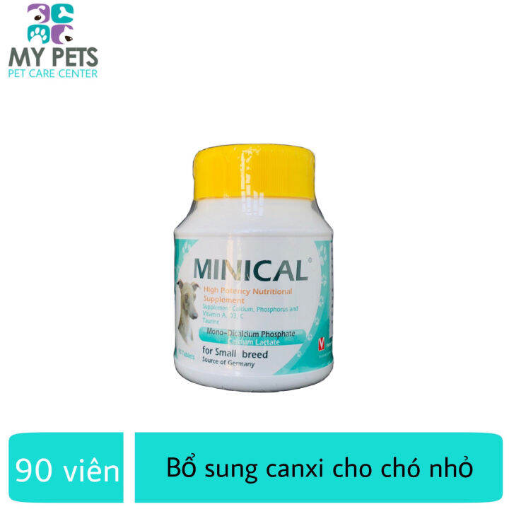 Viên nhai bổ sung canxi và photpho cho chó mèo nhỏ - Minical 90 viên | Lazada.vn