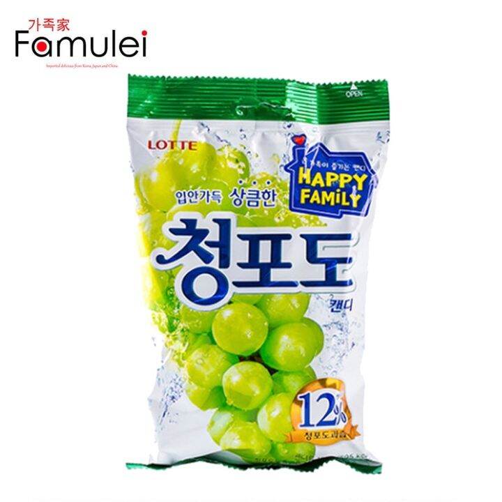 Lotte Green Grape Candy 153g | Lazada PH