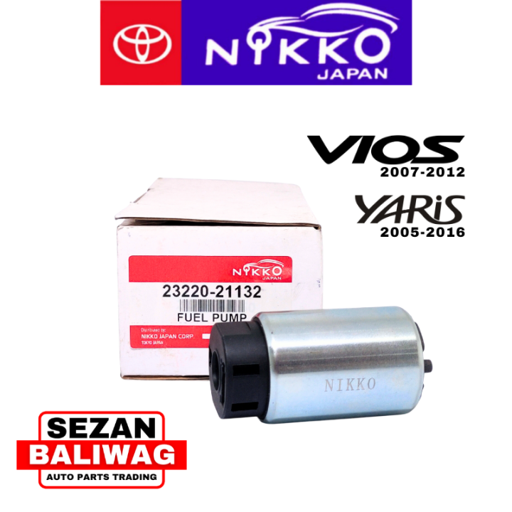 NIKKO JAPAN FUEL PUMP TOYOTA YARIS VIOS 2005-2014 23220-21132 | Lazada PH