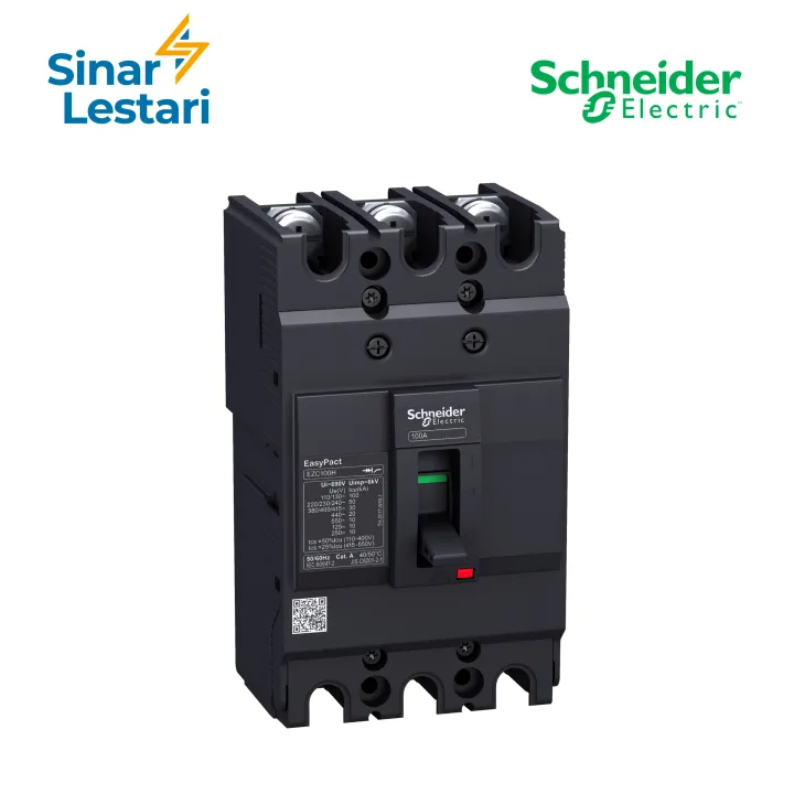 Schneider MCCB Breaker EZC100F 3P-80A | Lazada Indonesia