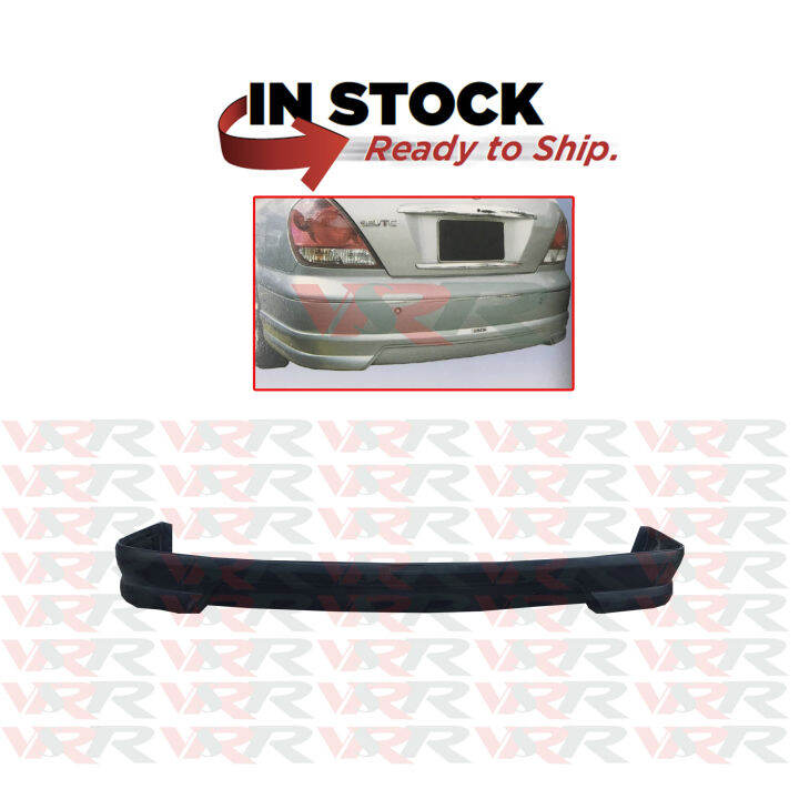 Nissan Sentra G10 N16 (2006 Model) OEM Style Rear Back Skirt With Logo ...
