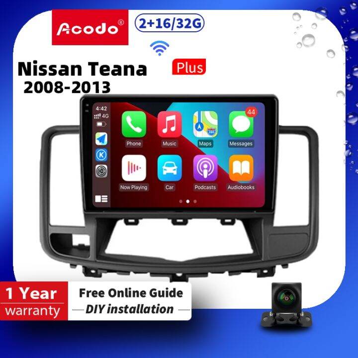 Acodo Android 12 9inch 2Din For Nissan Teana J32 2008-2013 Car Radio ...