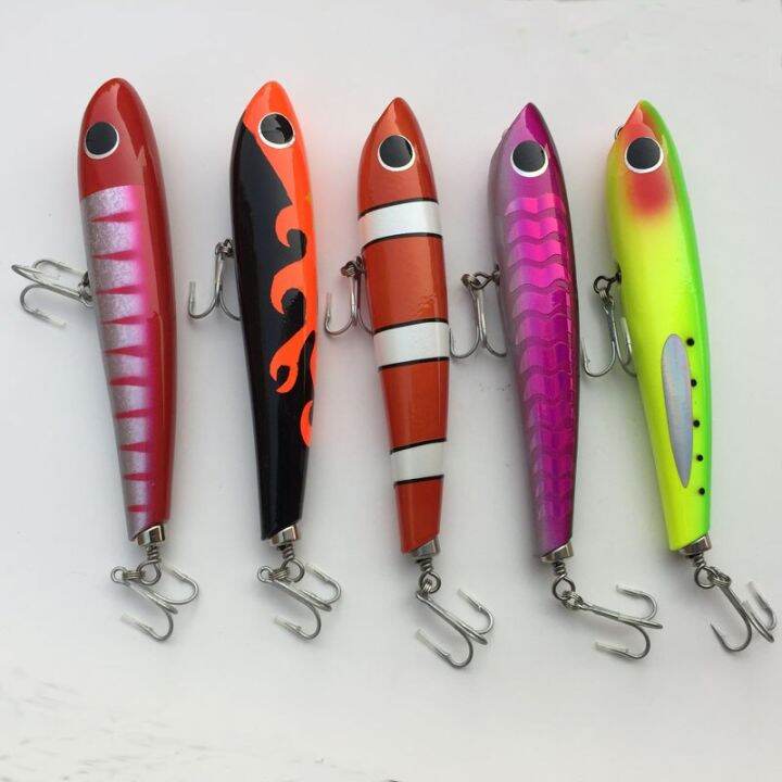 Lurekiller แบรนด์ Gt Popper 130G ล่อเหยื่อล่อชนิดไม้ Popping Lure Ocean ...