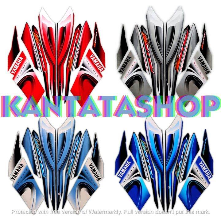 STIKER STRIPING LIS LES BODY MOTOR YAMAHA NOUVO Z 2006 & STRIPING NOUVO ...