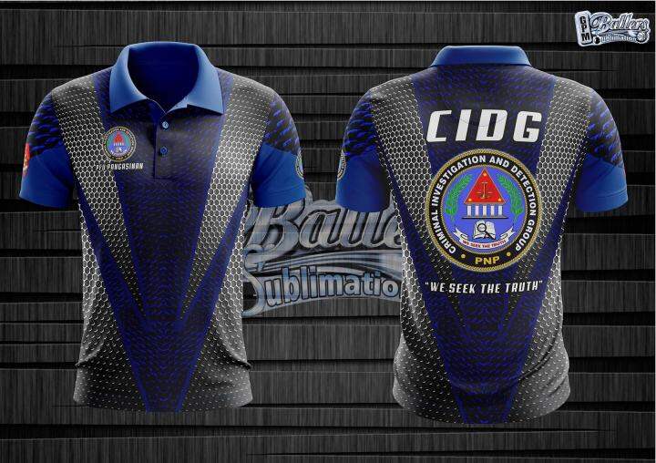 2023 polo shirt CIDG PHILIPPINE NATIONAL POLIC CRIMINAL INVESTIGATION ...