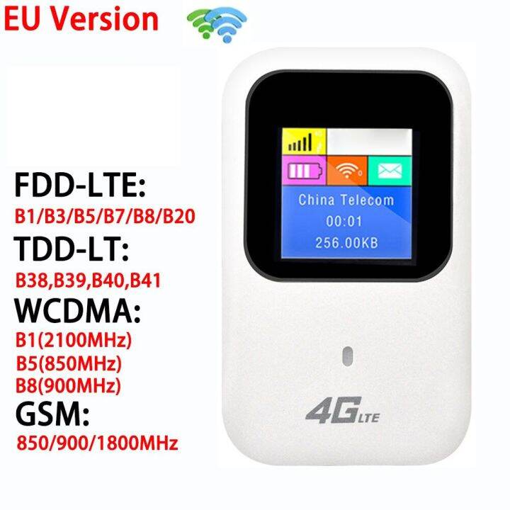 ZZOOI 4G Lte Pocket Wifi Router Mobile Hotspot Wireless Broadband Mifi ...