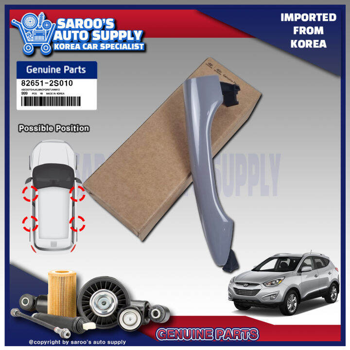 [Genuine] Outside Door Handle For Hyundai Tucson (10-15) , Original ...