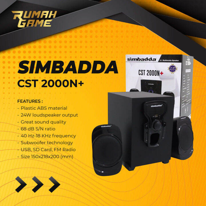 Simbadda Cst 2000N+ Speaker Bluetooth Simbadda Radio Usb Original ...
