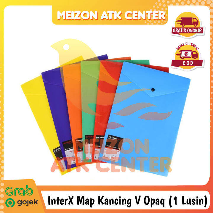 INTERX MAP KANCING V OPAQ FOLIO DOCUMENT BAG [1 LUSIN] | Lazada Indonesia