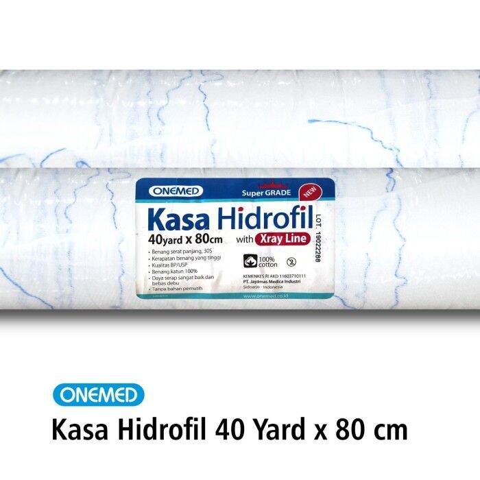 Kasa roll verban hidrofil gulung Hydrophile 40 yard x 80 cm Evomed ...