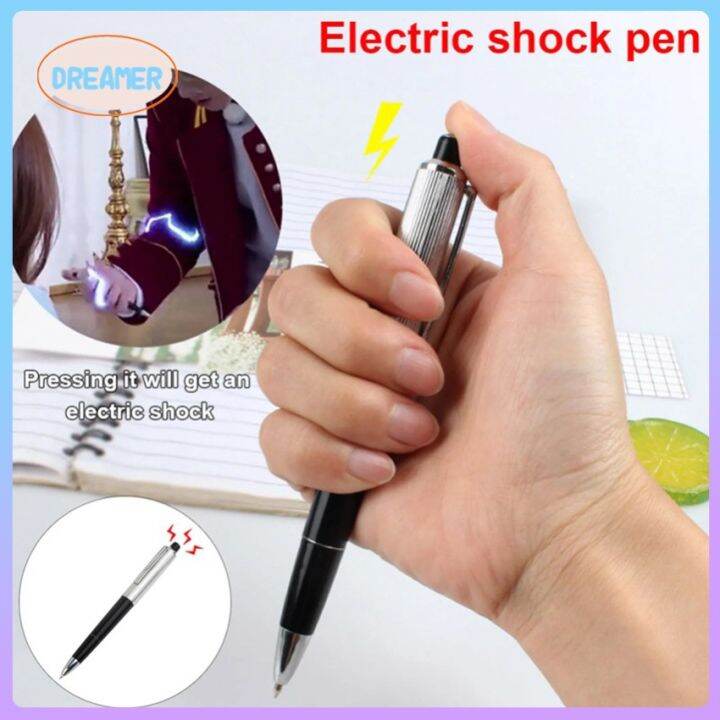 Funny toys Safety Electric Pen Electric Shock Pen Toy Prank Trick Toy ...