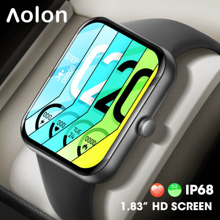 Aolon Smart Watch GTS wanita Bluetooth Smartwatch pria Custom Wallpaper ...