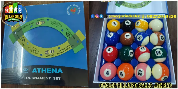 CYCLOP BILLIARD BALLS ATHENA / BILLIARD BALLS / WD BILLIARDS ...