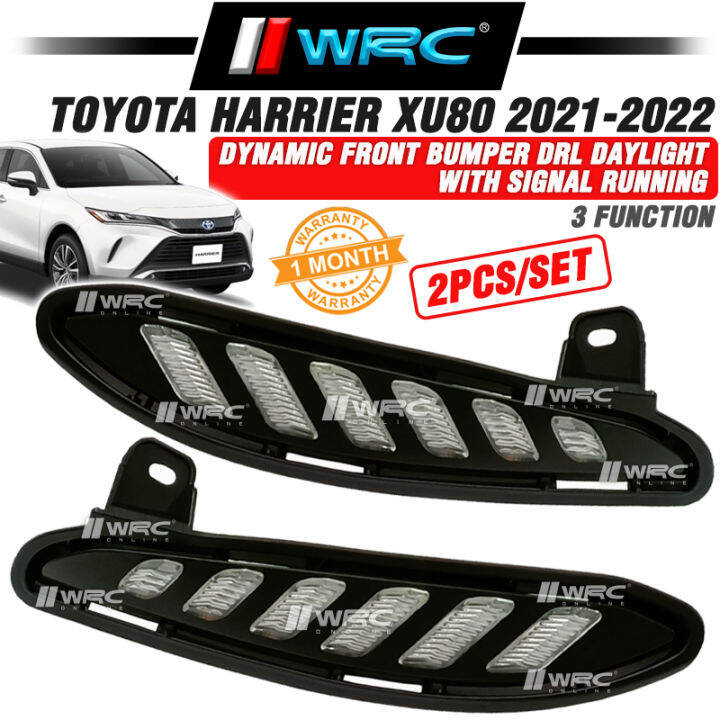 Toyota Harrier XU80 2021 - 2022 Dynamic Front Bumper DRL Daylight With ...