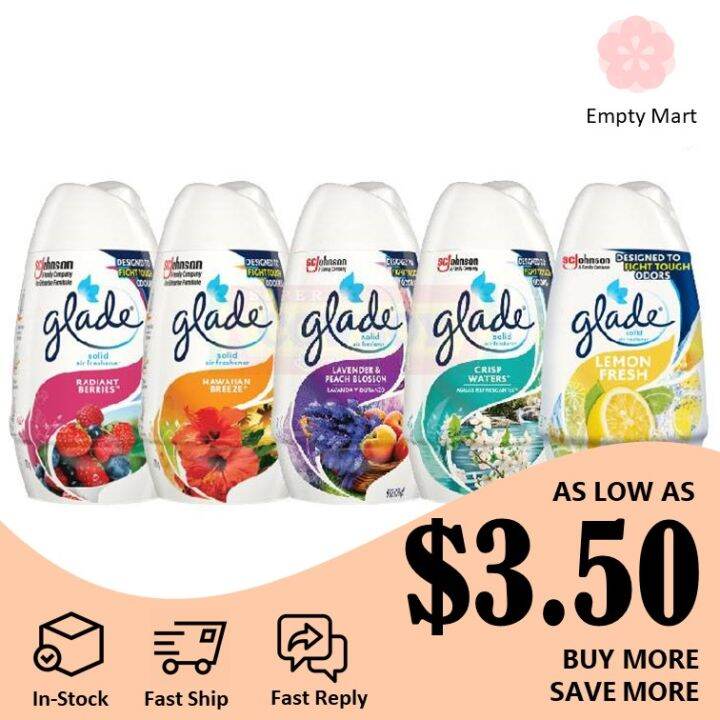 Glade Solid Air Freshener Lemon Fresh / Hawaiian Breeze / Lavender ...