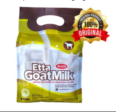 Etta Goat Milk Aren HNI HPAI Original Untuk Kesehatan Tulang Dan Gigi ...