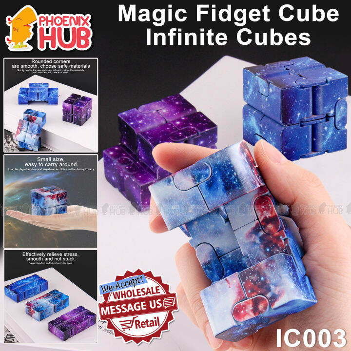 Phoenix Hub IC003 Magic Fidget Infinite Cubes Sensory Rubik's Cube ...