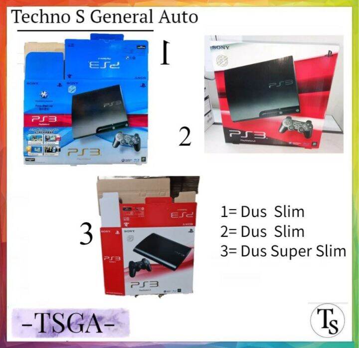 Dus PS3 Super Slim / Box Kotak PS 3 Slim / Kardus PS3 Slim / Boks SS ...