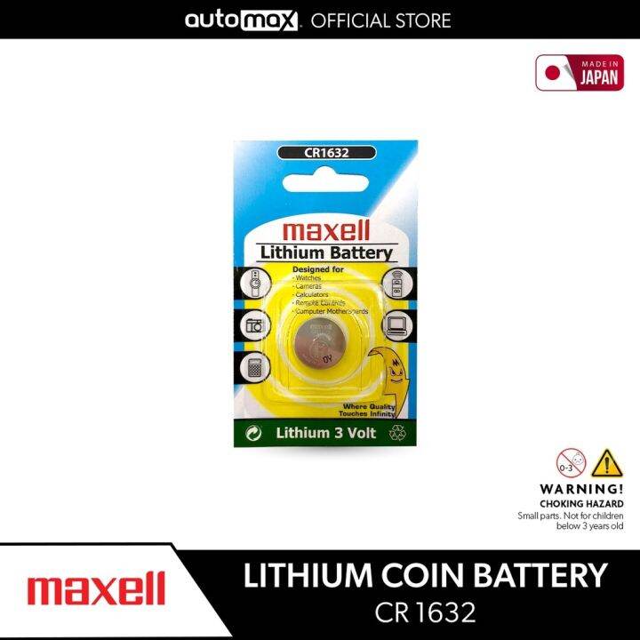 Maxell CR1632 Lithium Button Cell Battery 3V | Lazada PH
