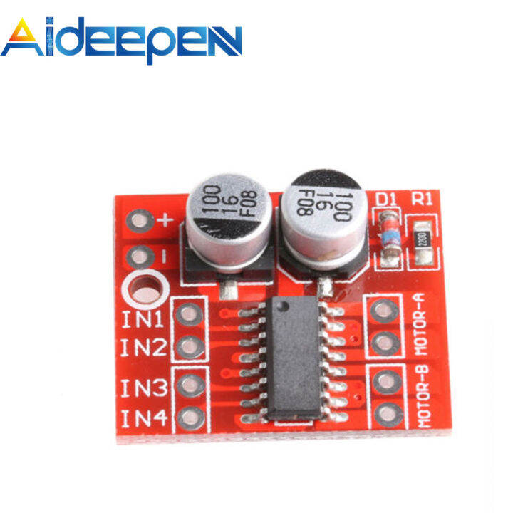 Original Aideepen Dual H-bridge Motor Driver 1.5A DC Stepper PWM Motor ...